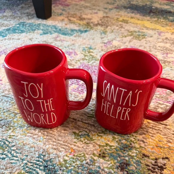 Rae Dunn | Dining | Rae Dunn Red Christmas Mugs | Poshmark